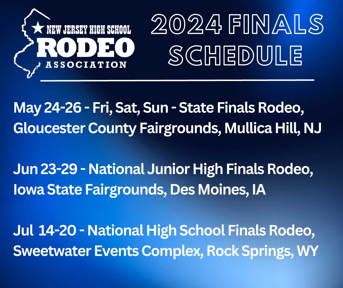 Schedule – New Jersey High School Rodeo Association